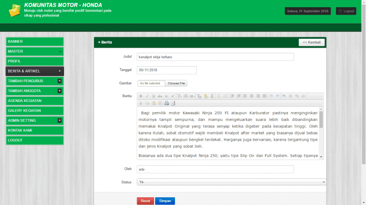Website komunitas - Blog & Articles Mark Design - Jasa Pembuatan ...