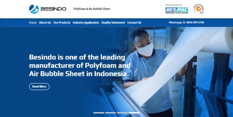 BESINDO WEBSITE DESIGN SURABAYA JAKARTA - Portfolio Mark Design - Jasa ...