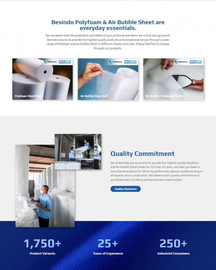 BESINDO WEBSITE DESIGN SURABAYA JAKARTA - Portfolio Mark Design - Jasa ...